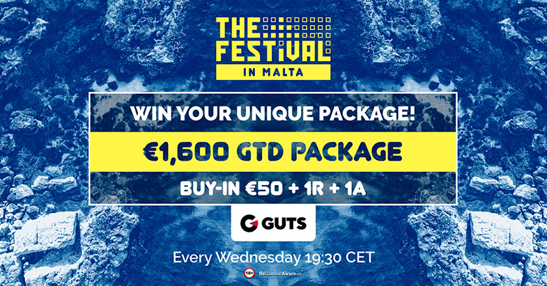 Guts Poker - Online Partner for The Festival Series - The Festival